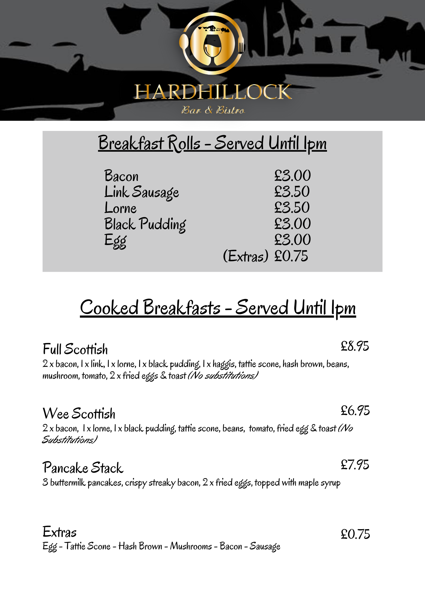 Food & Beverages - Elgin Golf Club