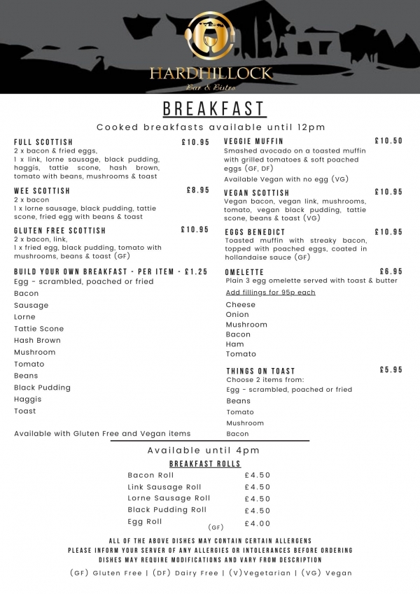 Food & Beverages - Elgin Golf Club