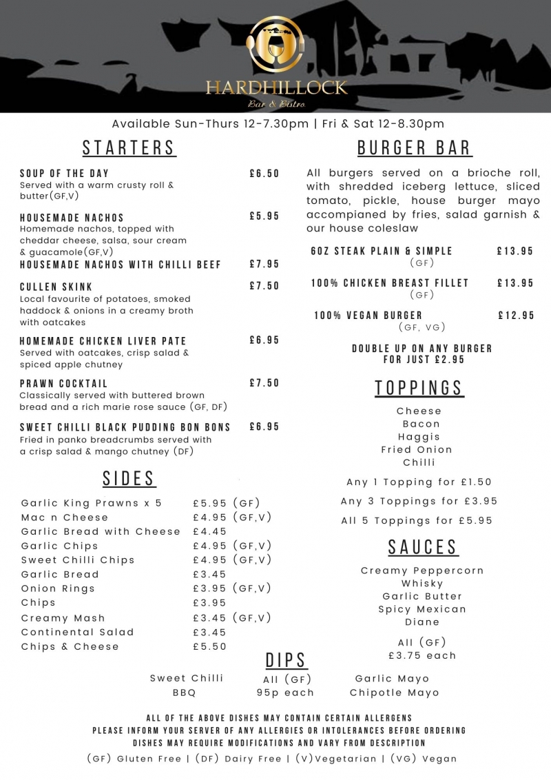 Food & Beverages - Elgin Golf Club
